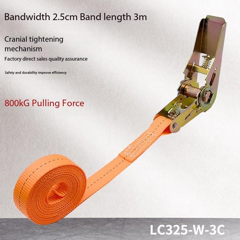 3m length(width2.5cm) cargo lashing rope device truck strap tightening ...