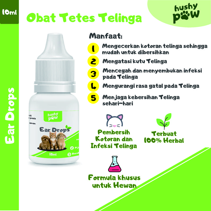 Tetes Telinga Kucing Anjing Kelinci 10ml (Ear Drops) - Shop | Tokopedia
