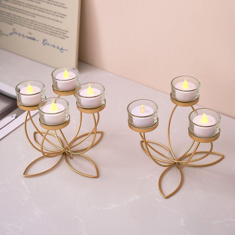 Candlestick Besi, Mewah, Sesuai untuk Makan Malam Cahaya Lilin ...