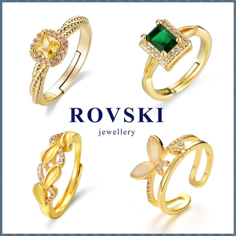Cincin Wanita, Reka Bentuk Indah, Saiz Boleh Laras, Gaya Pembukaan ...