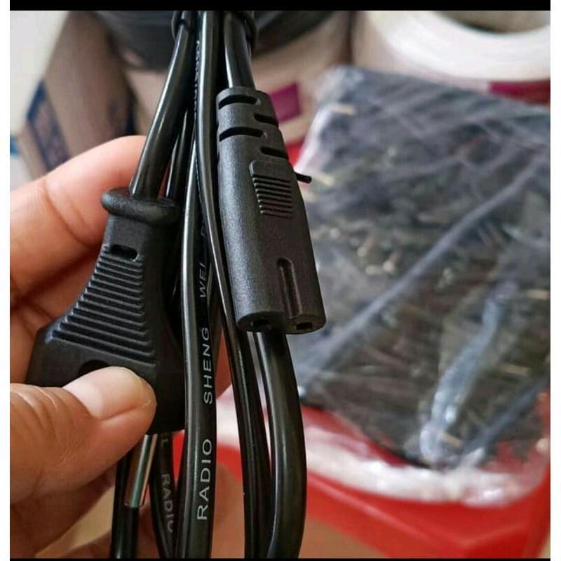 kabel power tipe lubang 2 angka 8 - Shop | Tokopedia