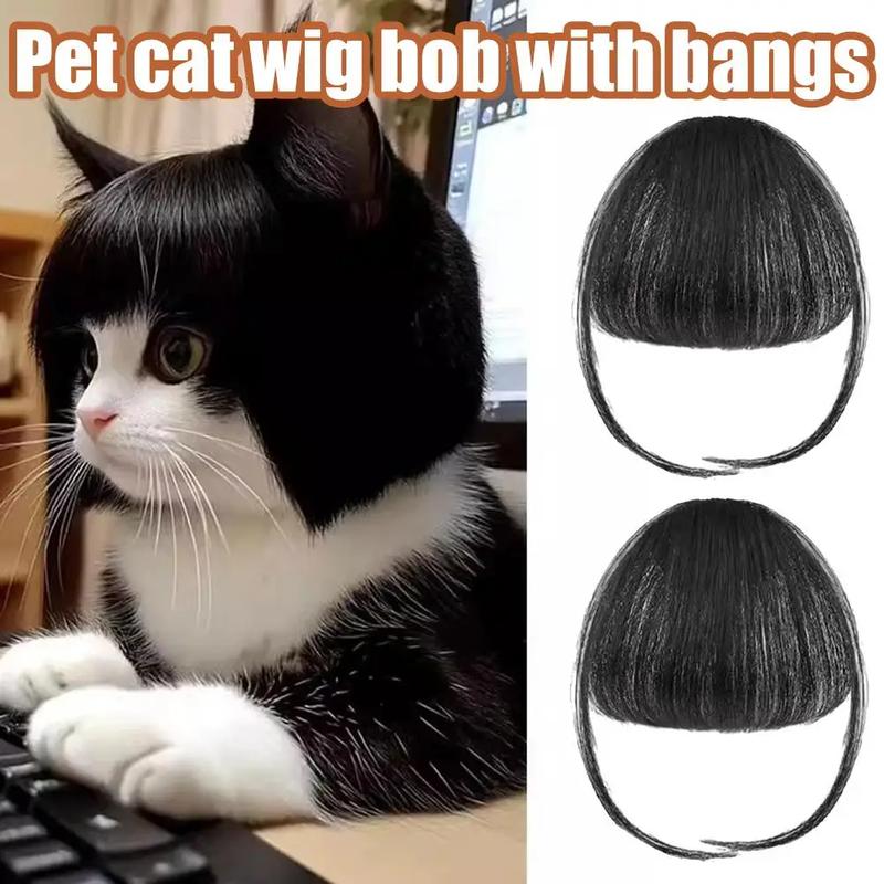 Pet Cat Wig Pet Wigs Cosplay Prop Pets With Bangs And Sideburns ...
