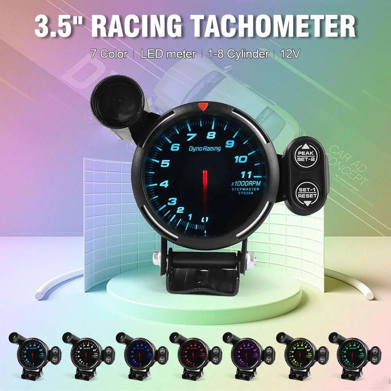 Dynoracing 80MM Tachometer RPM Gauge High Speed stepper moto - TikTok ...