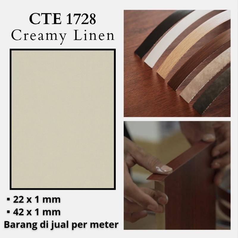 CARTA HPL EDGING 1728 CREAMY LINEN 2CM - Shop | Tokopedia
