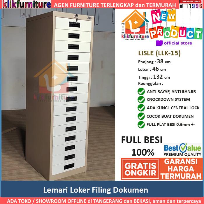 Jual Loker Laptop Laci Laptop Lemari Laptop 15 Laci LISLE LLK15 - Kota ...