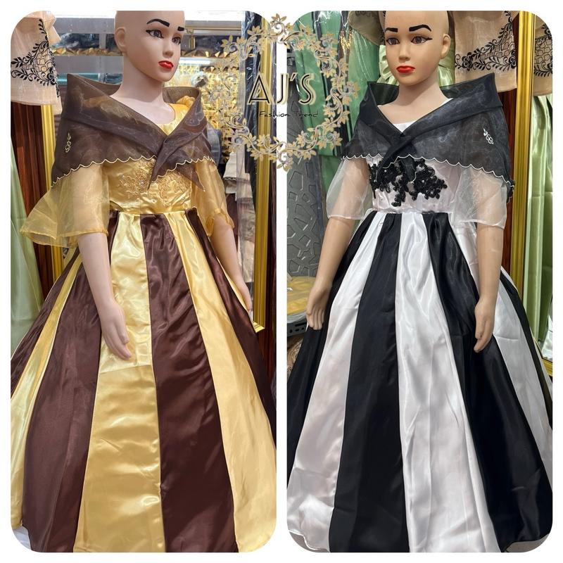 Maria Clara Filipiniana Costume For Kids - TikTok Shop Philippines