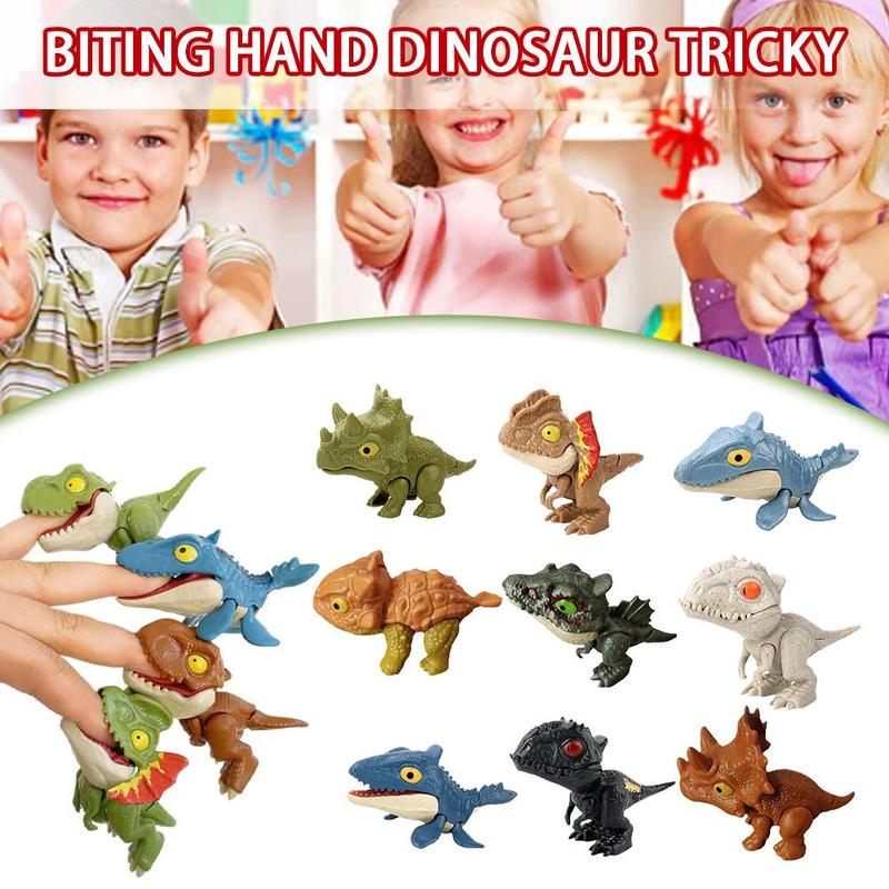 Finger Dinosaur Toy Tricky Tyrannosaurus Model Interactive Biting ...