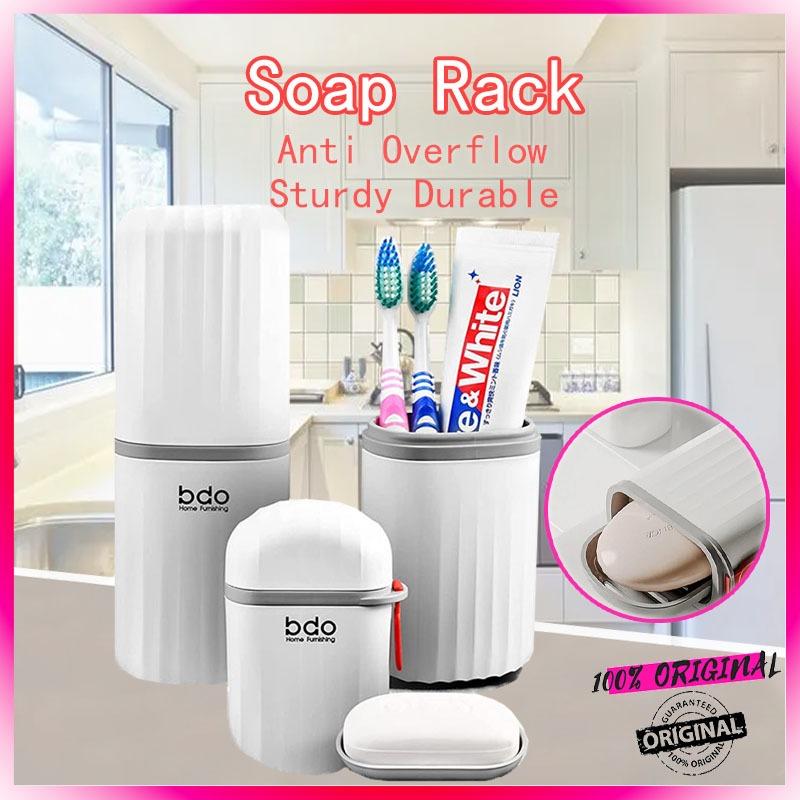 Soap Box Soap Organizer With Drain Anti Overflow Soap Holder - TikTok ...