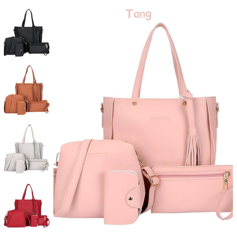 Beg Wanita, Tang Fesyen, 4in1, Gaya Korea Baru, Beg Baldi, Set - TikTok ...
