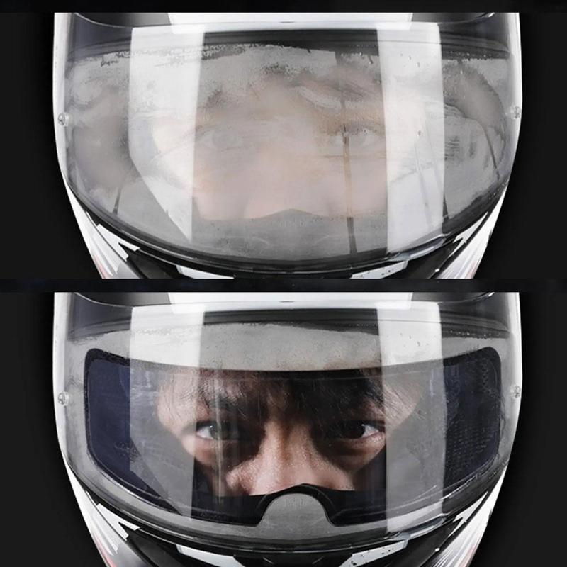 Universal Motorcycle Helmet Clear Patch Film Anti-fog Film Motocross ...