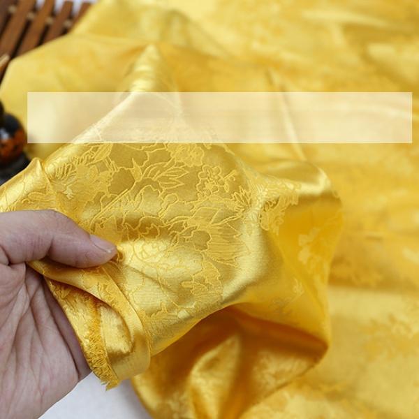 Soft Silky Jacquard Silk Satin Fabric Vintage Satin Clothing - TikTok ...