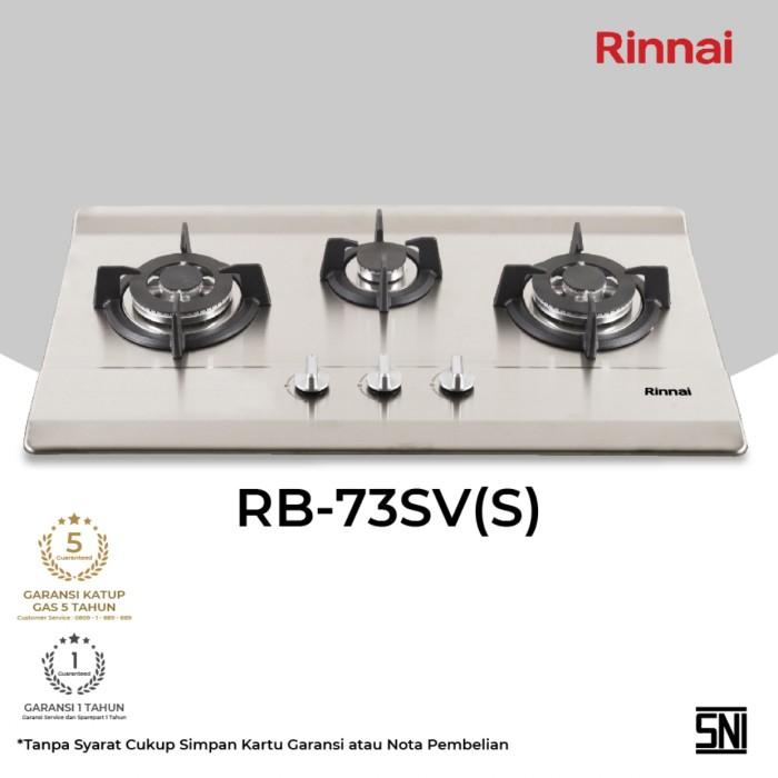 KOMPOR TANAM RINNAI 3TUNGKU STAINLESS RB-73SV(S) KOMPOR TANA - Shop ...