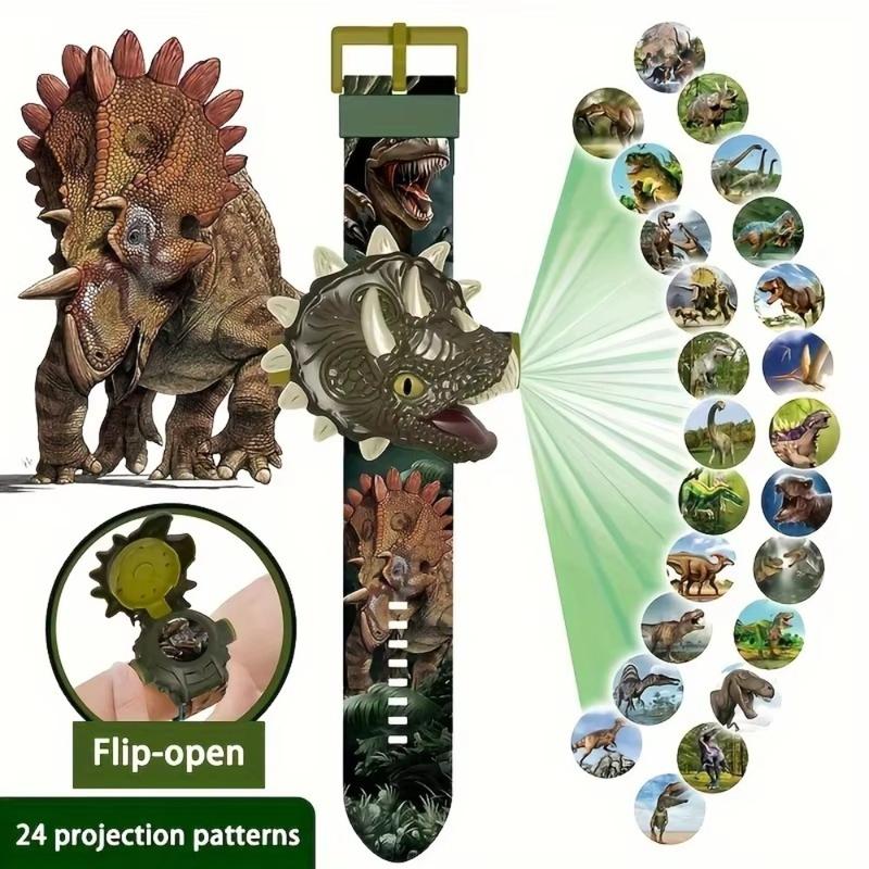 Creative 3D Dinosaur Cartoon Toy Watches Flip Luminous Student - TikTok ...