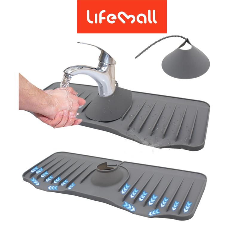 LifeMall - Kitchen Faucet Mat | Water Catcher Mat | Sink Splash ...