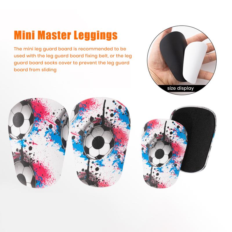 1 Pair Football Shin Pads Shock Absorption Mini Shin Guards Lightweight ...