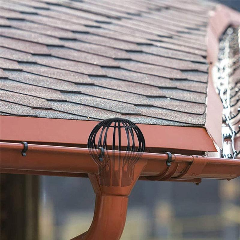 Convenient Protector Cleaner Gutters Flexible Downspout Filter Strainer ...
