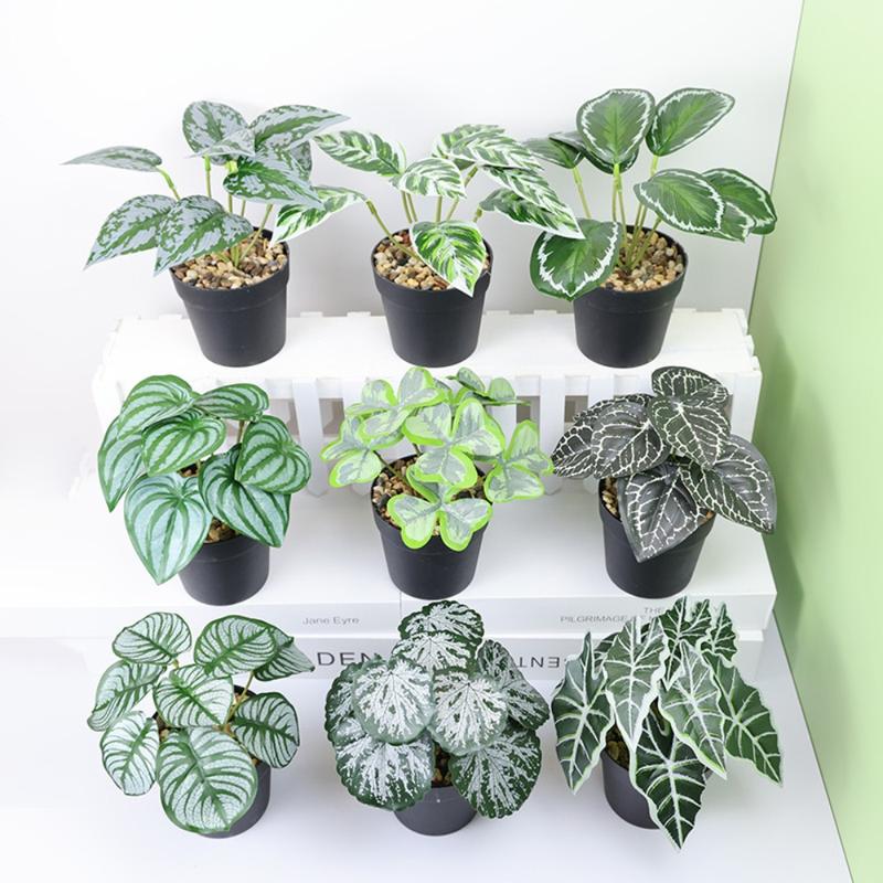 Tumbuhan Simulasi, Bonsai Tumbuhan Buatan, Hiasan Desktop Pasu ...