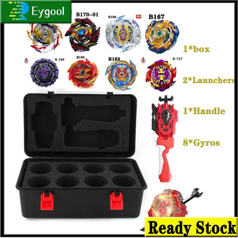 2020 NEW Beyblade Burst Toy Set With Light Handle Launcher Beybalde ...