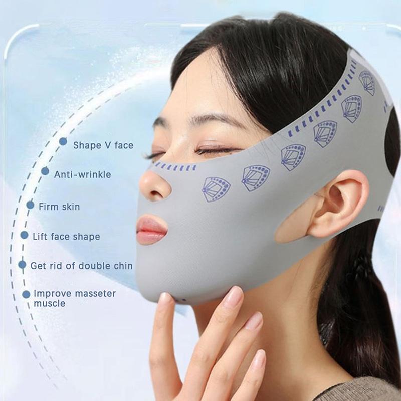 Chin Cheek V Shaper Line Lifting Mask Face Anti Wrinkle Strap - TikTok ...