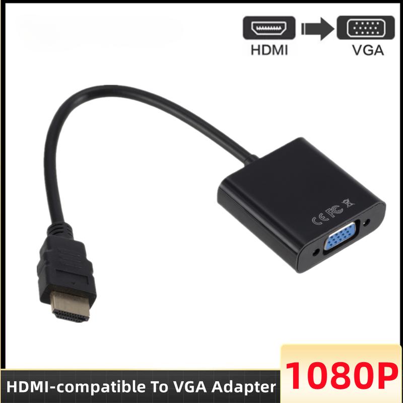 1080P HDMI-compatible to VGA Adapter Digital Analog HDMI-compatible ...