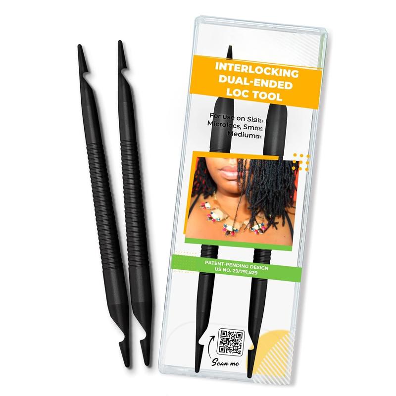 Interlocking Tool for Locs - Dual-Ended Metal Dreadlock Crochet ...