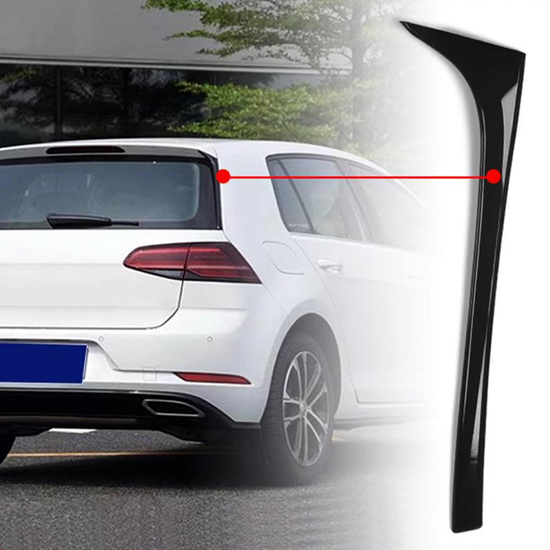 Pair Car Rear Window Canards Side Trunk Spoiler Canard Splitter ...