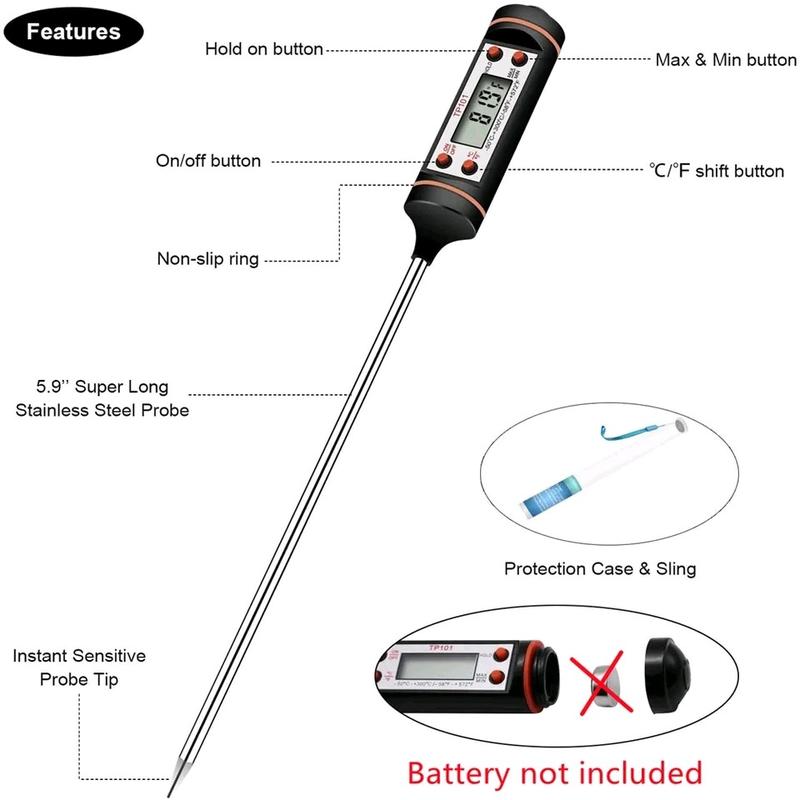 TP101 Thermometer makanan digital - Shop | Tokopedia