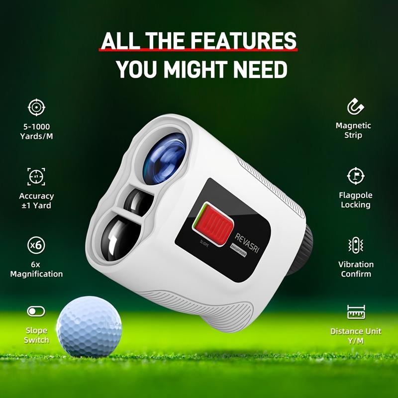 1000YDS REVASRI Golf Rangefinder - Slope and Pin Lock Vibration ...