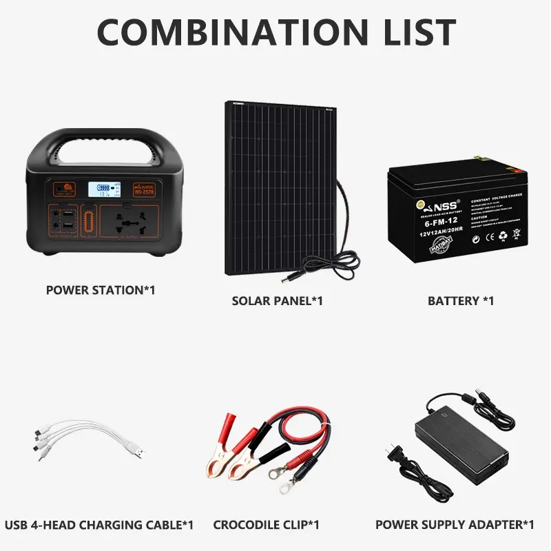 NSS Solar Generator 12000mah Multi-Function Portable Big Capacity Power ...