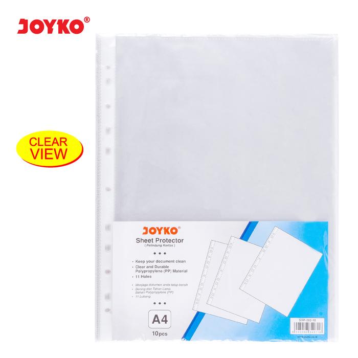 Jual Joyko Sheet Protector A4 F4 / Plastik PP Pocket A4 F4 Joyko Folio ...