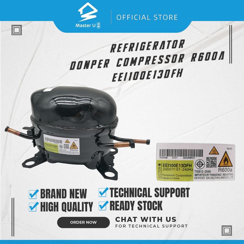 REFRIGERATOR DONPER COMPRESSOR R600A - EEI100E13DFH - R CMP-EEI100E13DFH - TikTok Shop Malaysia