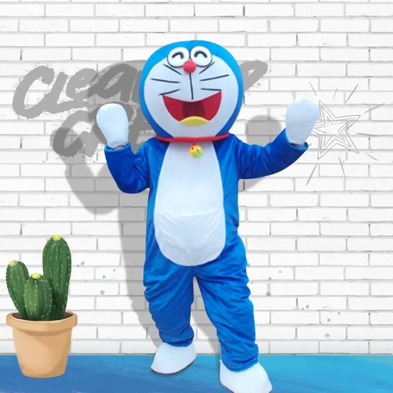 Kostum Cosplay Maskot Lembu Tenusu Doraemon Panda, Watak Kartun ...
