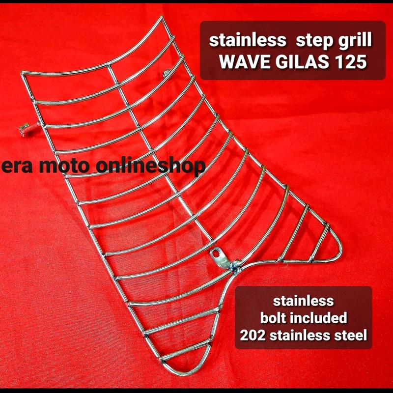 Stainless Step Grill Wave Alpha Gilas 125 - TikTok Shop Philippines