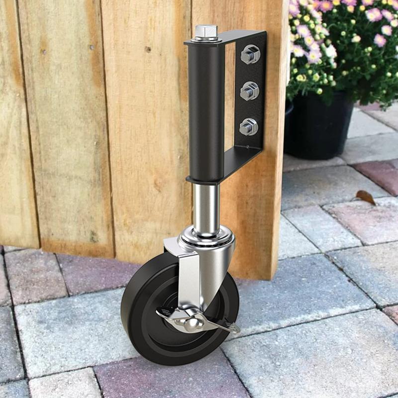 Heavy Duty Gate Caster, Spring Loaded Gate Wheel, Swivel Gat - TikTok Shop