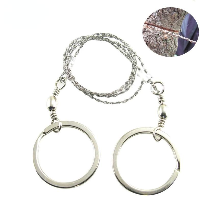 Portable Gear Pocket Outdoor String Wire Saw Carbon Ring Scroll Travel ...