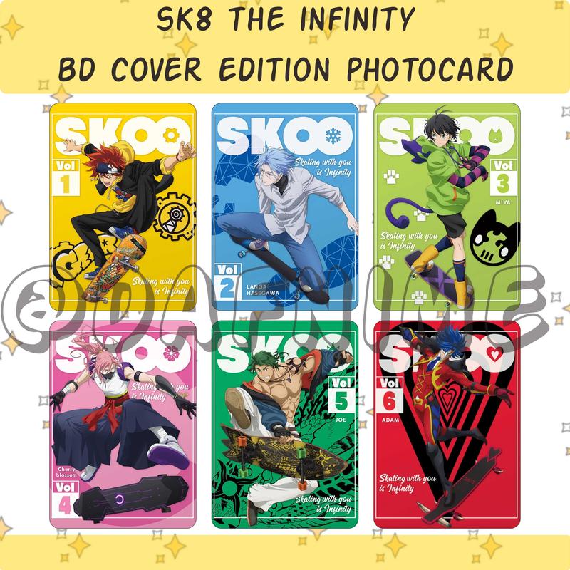 SK8 THE INFINITY BD COVER EDITION PHOTOCARD ANIME - Shop | Tokopedia