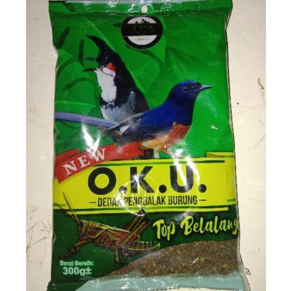 DEDAK PENGGALAK BURUNG (NEW OKU) 300g TOP BELALANG dedak burung/makanan ...
