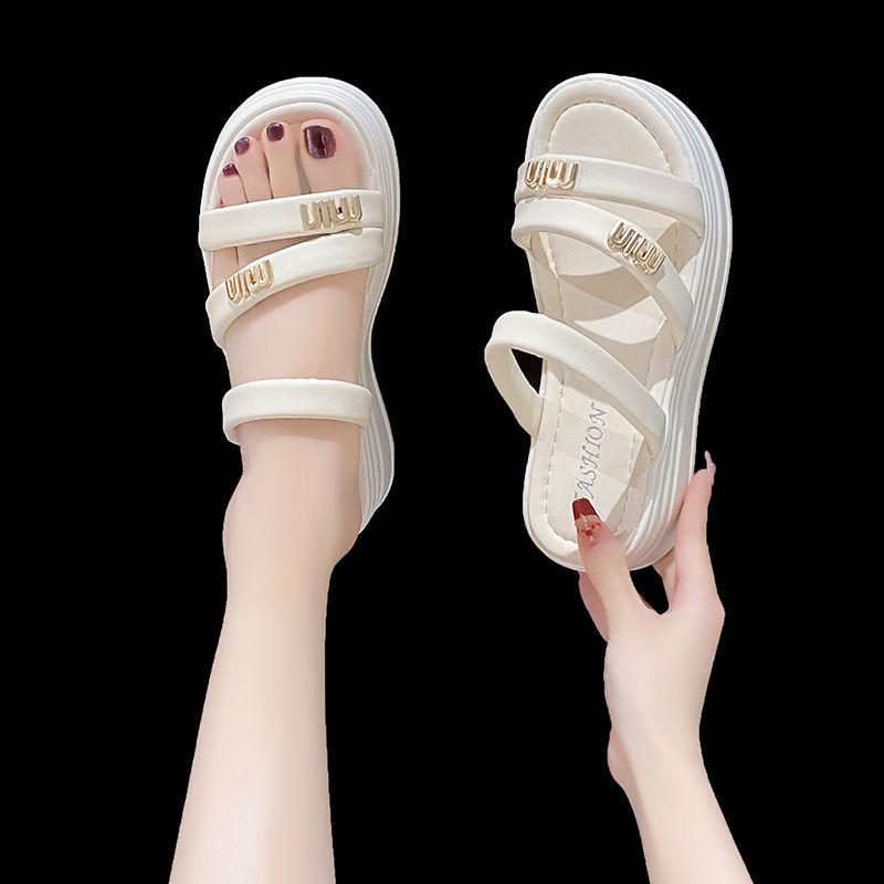 Sandal Fesyen untuk Wanita, Gred Tinggi, Reka Bentuk Indah, Platform ...