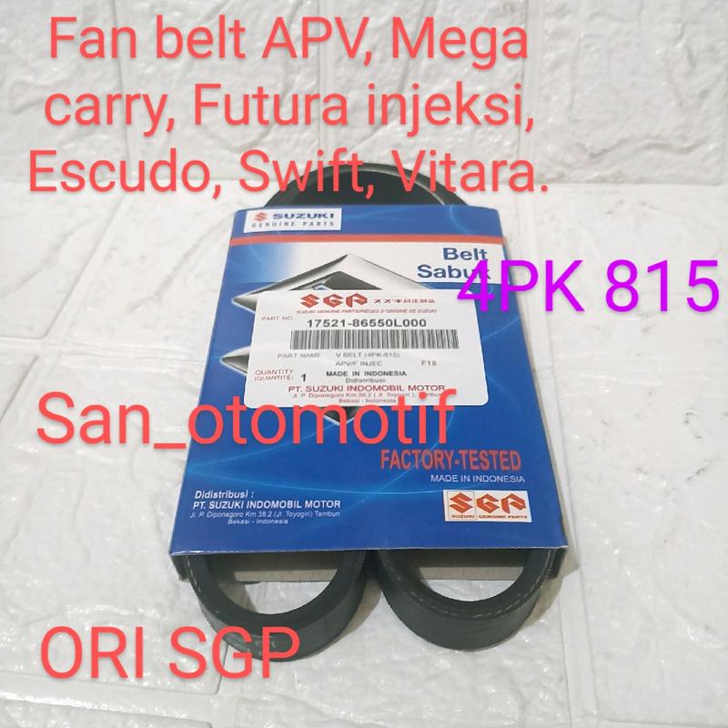 fan belt fanbelt V-Belt tali kipas APV, Mega carry, Futura injeksi ...
