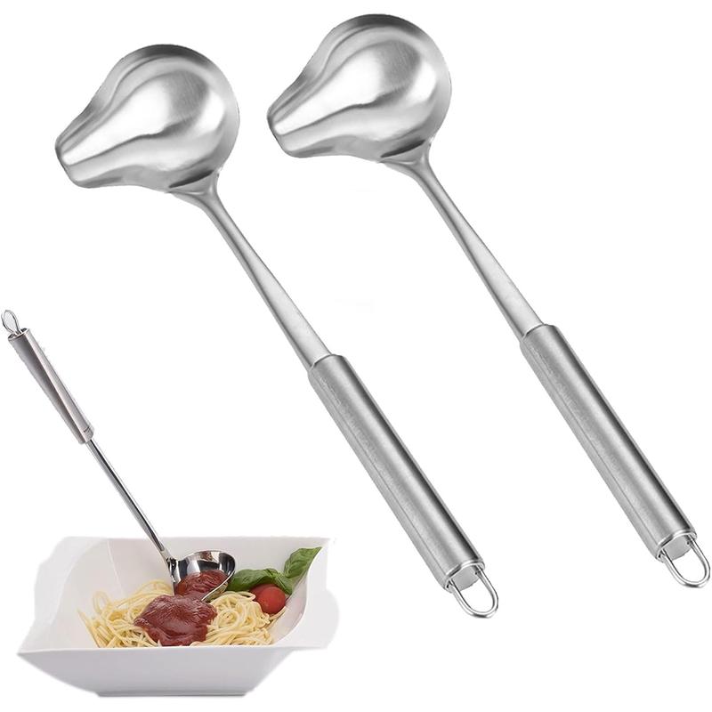 Sauce Spoon Sauce Ladles Stainless Steel Sauce Spoon Small Ladle with ...