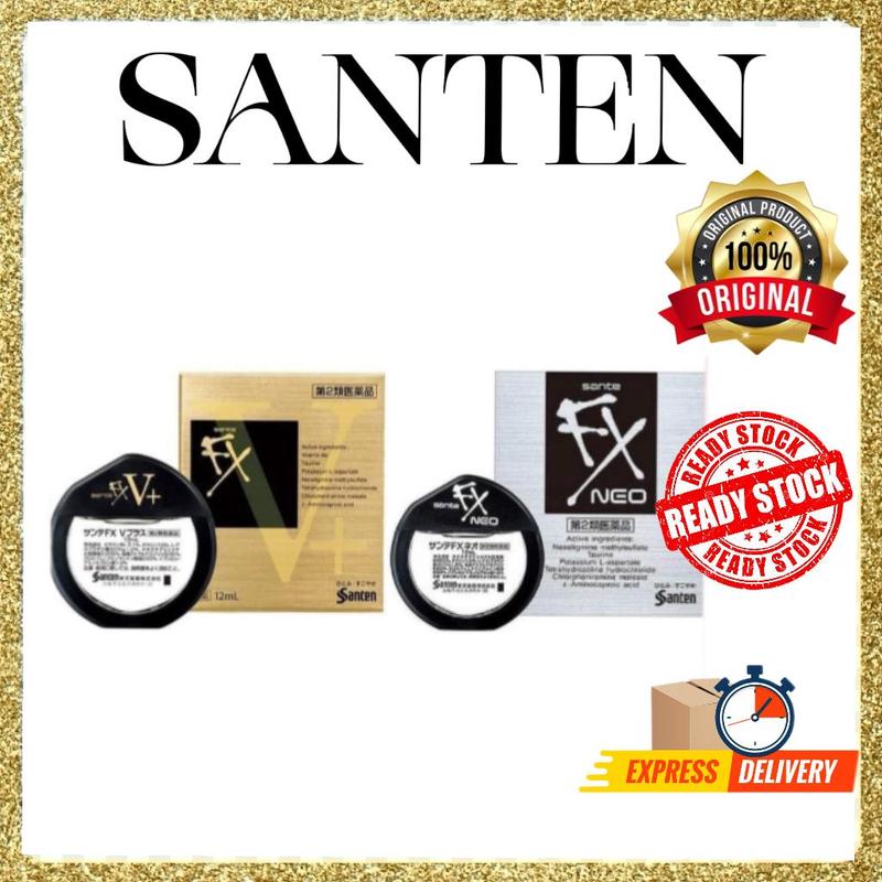 [Ready Stock] Santen FX Neo / V-Plus Eyedrop 12ml - TikTok Shop Malaysia
