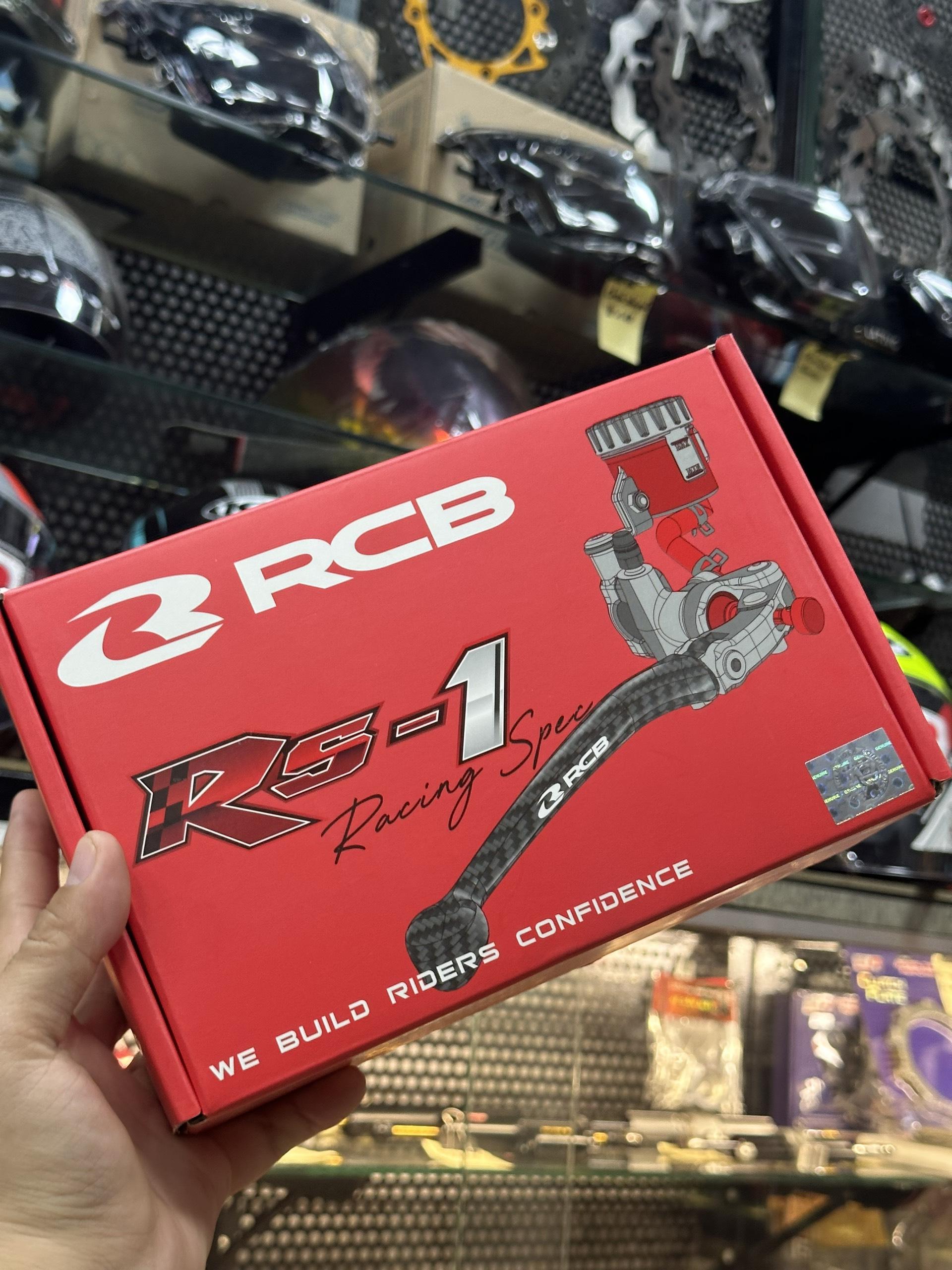 Tay thắng RCB RS-1 Carbon 17mm cho xe máy