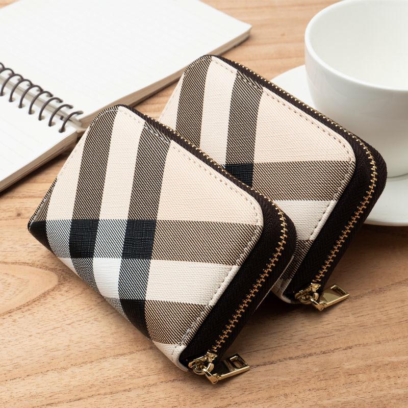 New Casual Wallet Multi-Slot Card Holder Zipper Coin Purse Small Clutch ...