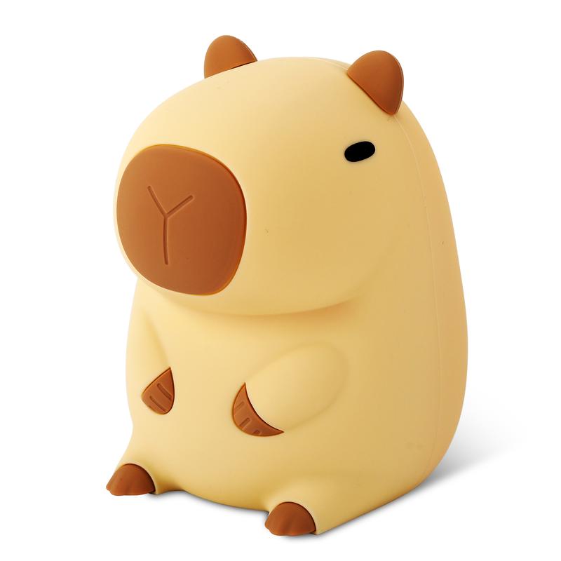 Capybara Night Light, Novelty Cartoon Capybara Shape Lamp Soft - TikTok ...