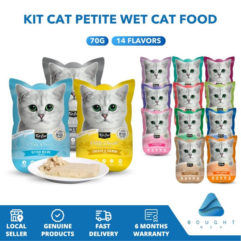 Kit Cat Petite Pouch Wet Food 70g Grain Free Complete Balanced - TikTok ...