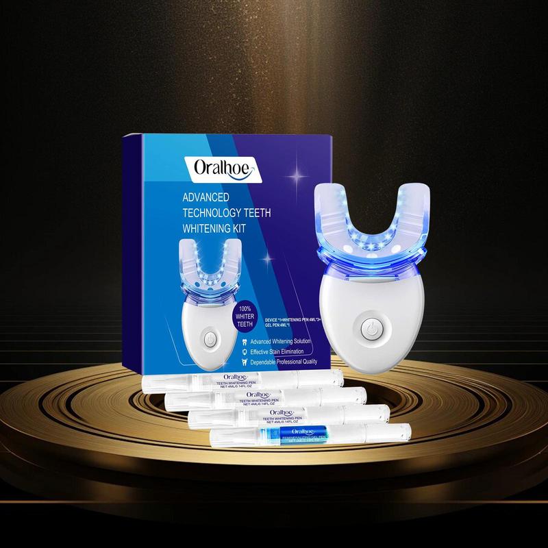 Teeth Care Kit, 1 Count Tooth Care Instrument with 4 Counts Brightening ...