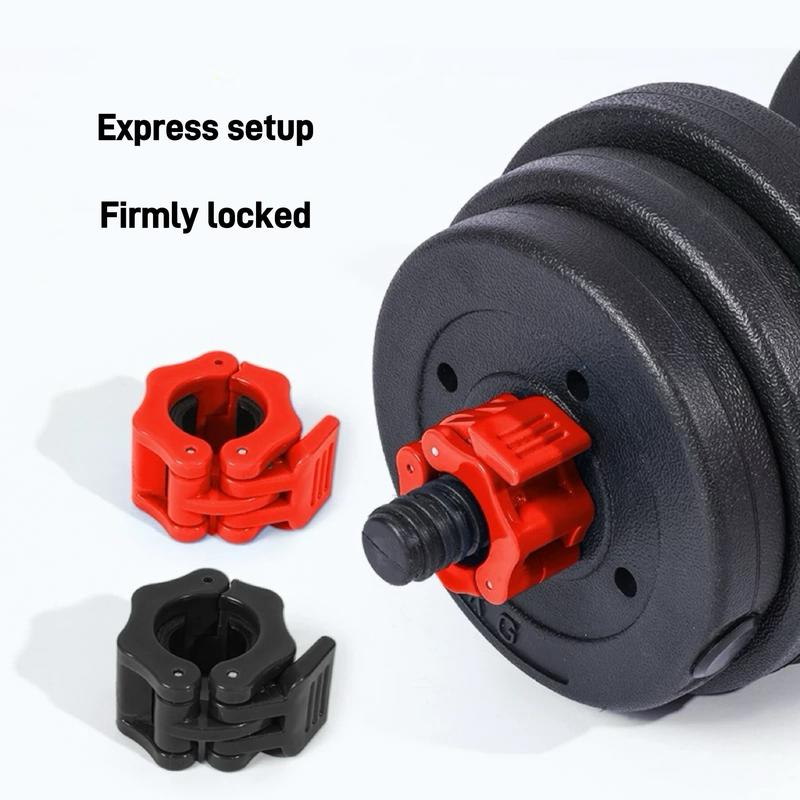 Barbell Clamps Collar (1 Pair),Exercise Collar,Dumbbell Lock Clips for ...