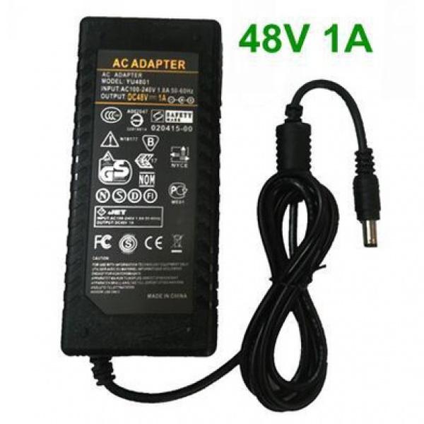 48V AC DC adapter charger 48V 1A 2A 48W 96W 144W led PoE switching ...