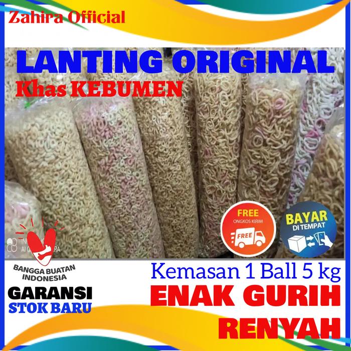 Jual Oleh-oleh Lanting Singkong Khas Kebumen 5kg Makanan Ringan ...