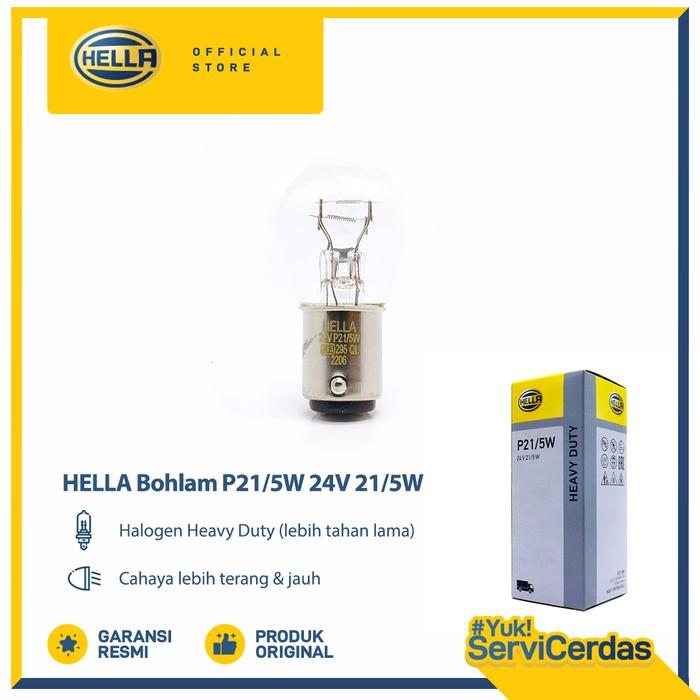 Promo Lampu Mobil HELLA P21/5W 24V 21/5W BAY15 - Bohlam Mobil - Jakarta ...